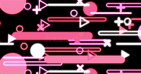 Geometric Shape Abstract Loop Animation Infinity Motion Graphic Shapes Loop Animation On Black