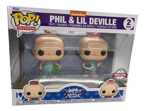 Funko Pop Rugrats Phil And Lil Deville 2 Pack Exclusive Envío Gratis