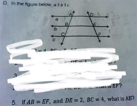 Solved In The Figure Below A 1b I€ 2 Ef 5 If Ab Ef And De 2