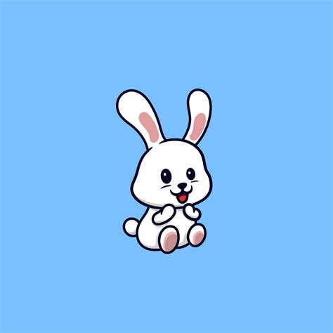 Cute Rabbit Bunny Cartoon Vector 16700341 Vector Art At Vecteezy