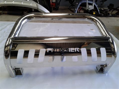 Defensa Delantera Nissan Frontier Np Acero Inoxidable U S En Mercado Libre