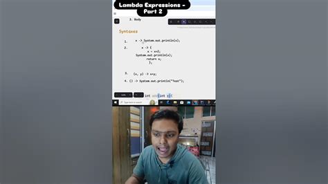Lambda Expressions In Java 8 Coding Java Javaframework Softwaredevelopement Java8 Youtube