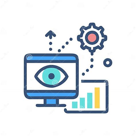 Stylish Regression Testing Icon Stock Illustration Illustration Of