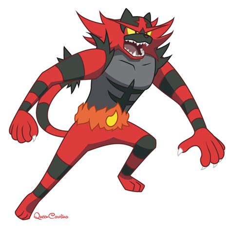 Littens Final Evolution Incineroar By Queencarolina On Deviantart