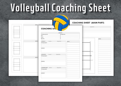 Volleyball Coaching Sheet Volleyball Practice Plan Volleyball Game