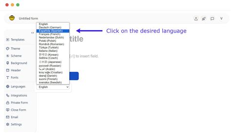 Form Languages Formape