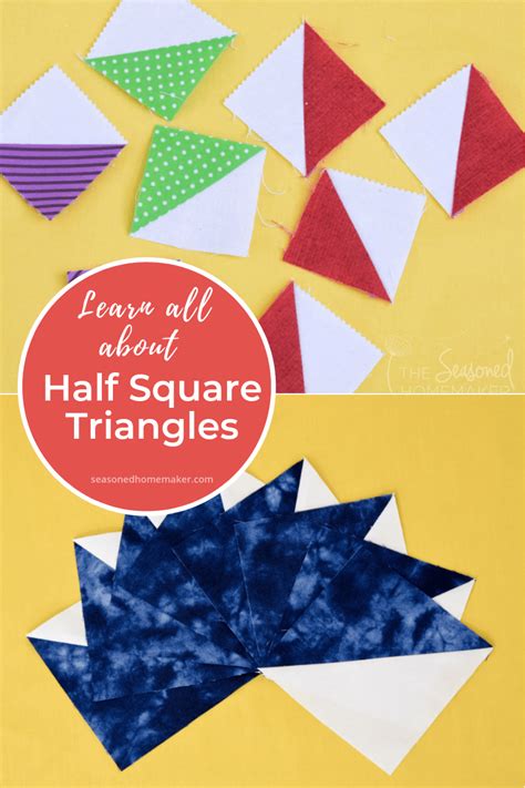 How To Make Easy Half Square Triangles