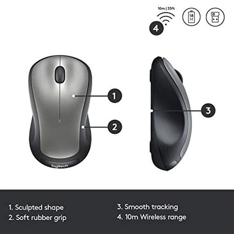 Logitech MK Wireless Keyboard And Mouse Combo Keyboard And Mouse Long Battery Life Secure