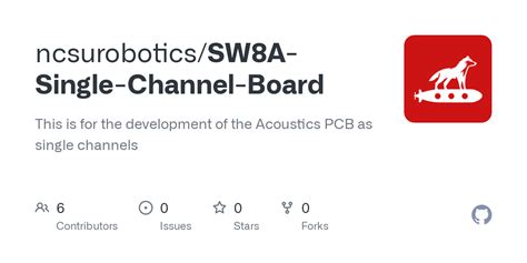 GitHub Ncsurobotics SW8A Single Channel Board This Is For The
