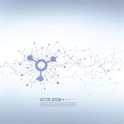 Array With Dynamic Emitted Particles Stock Vector Illustration Of