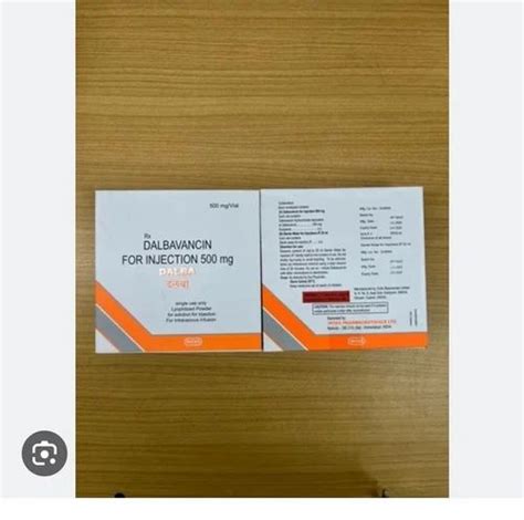 Dalbavancin Dalba 500mg At ₹ 600piece In New Delhi Id 2853148176891