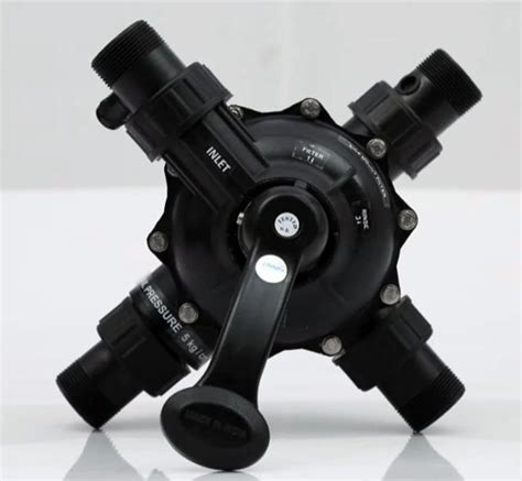 Pvc Medium Pressure Automatic Multiport Valve For Water Treatment At
