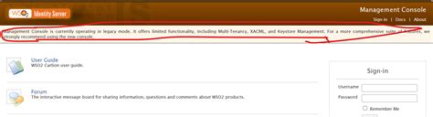 Wso2 Identity Server 700 Management Console Is Currently Operating