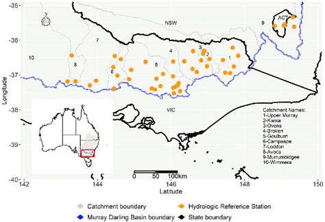 47 Hydrologic Reference Stations Used For Analysing Streamflow Trends