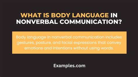 29 Body Language In Nonverbal Communication Examples