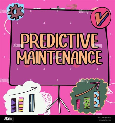 Conceptual Display Predictive Maintenance Business Concept Predict