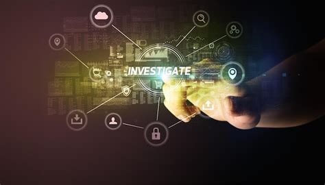 Premium Photo Hand Touching Cybersecurity Button Concept