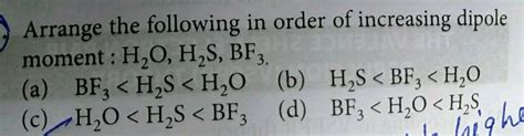 answer the following question arrange the following in the order of