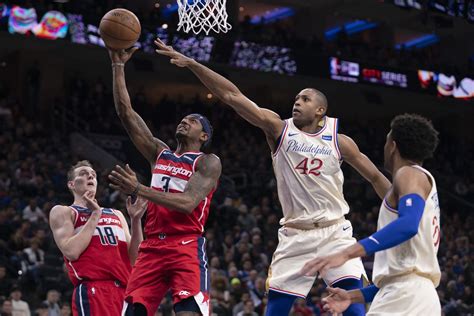 Recap Wizards Lose To Sixers 125 108 Bullets Forever