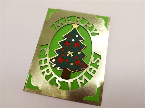 Christmas Cards Cricut Svg Cut Files Insert Card Cricut Joy Etsy