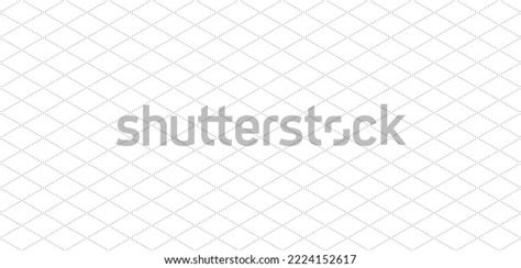 Isometric Grid Seamless Pattern Outline Isometric Stock Vector Royalty Free 2224152617