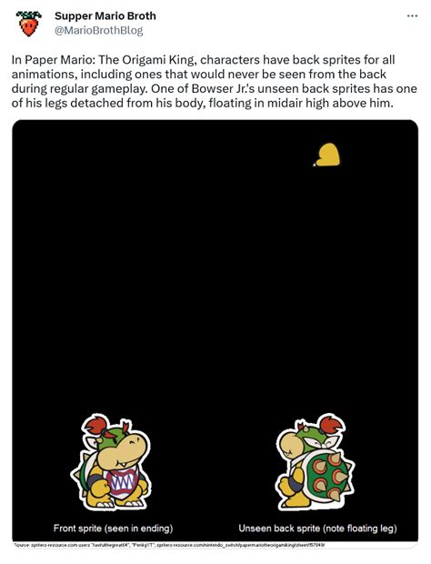 Thats His Defeeted Sprite Paper Mario Know Your Meme