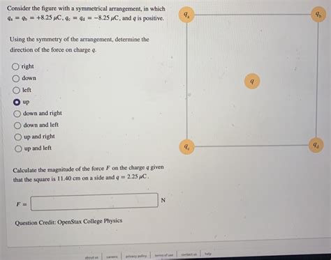 Solved Consider The Figure With A Symmetrical Arrangement