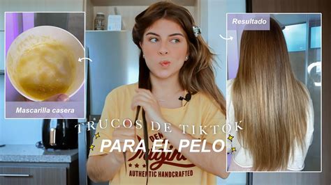 🔥mascarilla Para Cabello Perfecto🔥 Y Otros Trucos De Tiktok Youtube