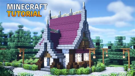 How To Build A House With A Western Style Red Roof Youtube