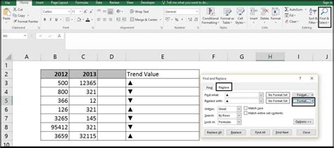 Trend Arrow Chart In Excel Analytics Tuts