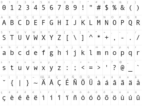 Download Andale Mono Font