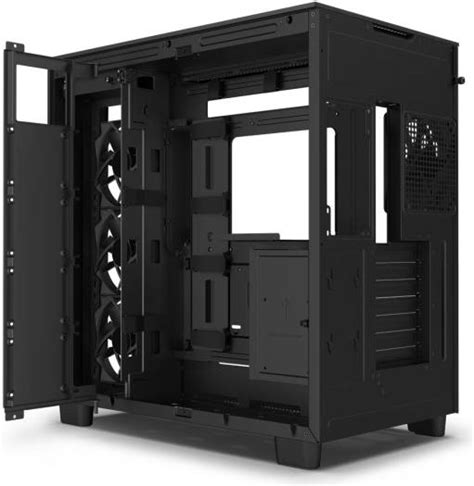 NZXT H9 Flow Dual Chamber Mid Tower ATX Gaming PC Case High Airflow