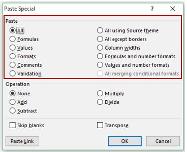 5 Excel Paste Special Shortcuts That Will Save You Tons Of Time