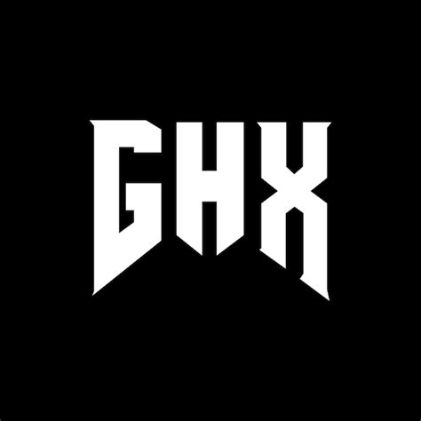 Premium Vector Ghx Letter Logo Design For Technology Company Ghx Logo