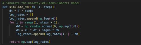 coding towards cfa 22 simulating future interest rates path data