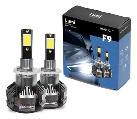 kit farol lâmpada super ultra led f9 h27 150w dc 9 48v 6000k frete grátis