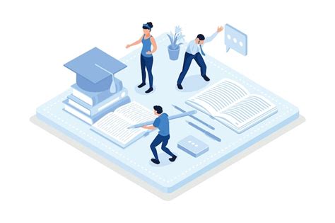 학생 Isometric 이미지 Freepik에서 무료 다운로드