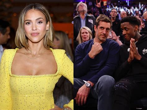 Jessica Alba Dubs Aaron Rodgers An Owl For Hanging Out With The Young