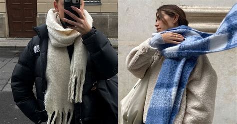 겨울 필수 아이템 머플러 목도리 코디 모음 Zip 트렌드를알려주는여자