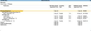 How To Manage HSN Codes SAC And Tax Rates In TallyPrime TallyHelp