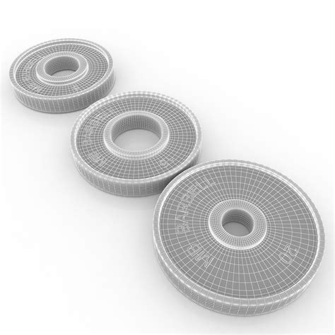 웨이트 플레이트 컬렉션 3d 모델 5 Unknown Max 3ds Dwg Free3d