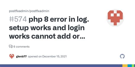 Php Error In Log Setup Works And Login Works Cannot Add Or Edit Mailbox Issue