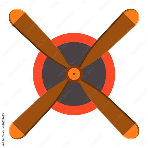 Turbine Plane Icon Propeller Fan Rotation Technology Equipment Fan