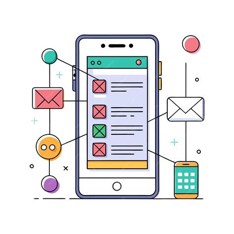 Clean And Detailed Mobile Wireframe Layouts On White Background For App Design Premium Ai
