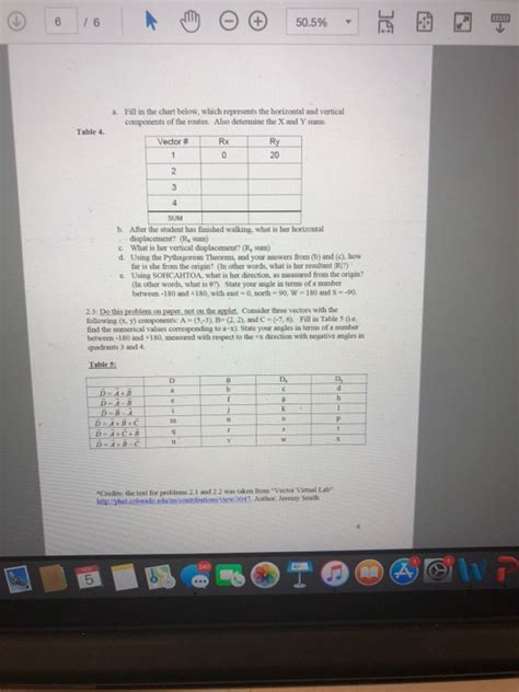 Solved Lab 3 Vectors And Vector Addition Theorve A Vector