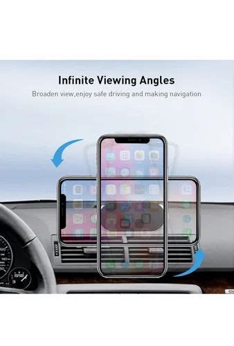Sleek Black Floder Wheel Cover Mini Strip Shape Magnetic Car Phone