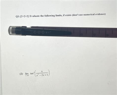 solved q1 2 2 2 ﻿evaluate the following limits ﻿if exists