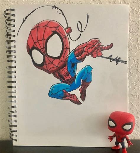 Spiderman Web Slinging Drawings