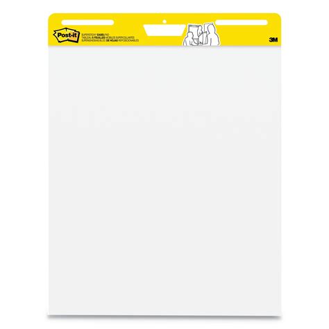 Post It Self Stick Wall Easel Pad 25 X 30 Inches White 30 Sheets Pad