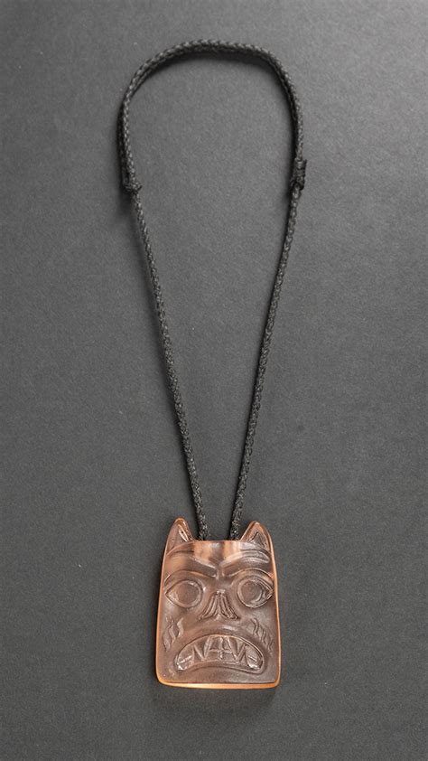 Bear Necklace Apricot Stonington Gallery